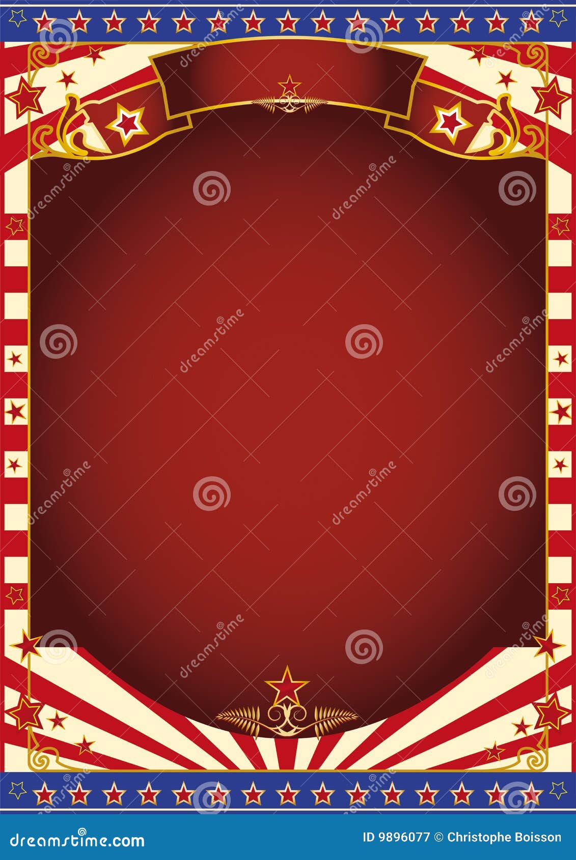 Red And White Circus Background Cartoon Vector | CartoonDealer.com #9896077