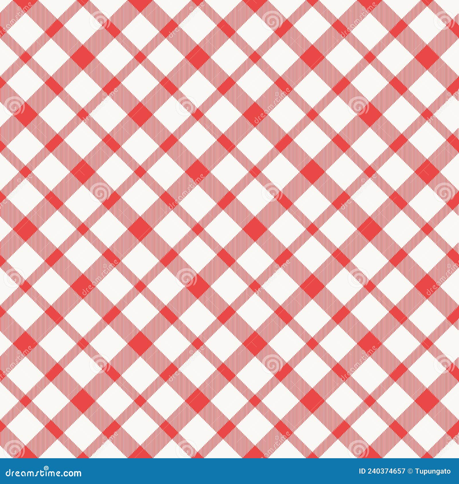 Red White Classic Tablecloth Pattern Stock Vector - Illustration of ...