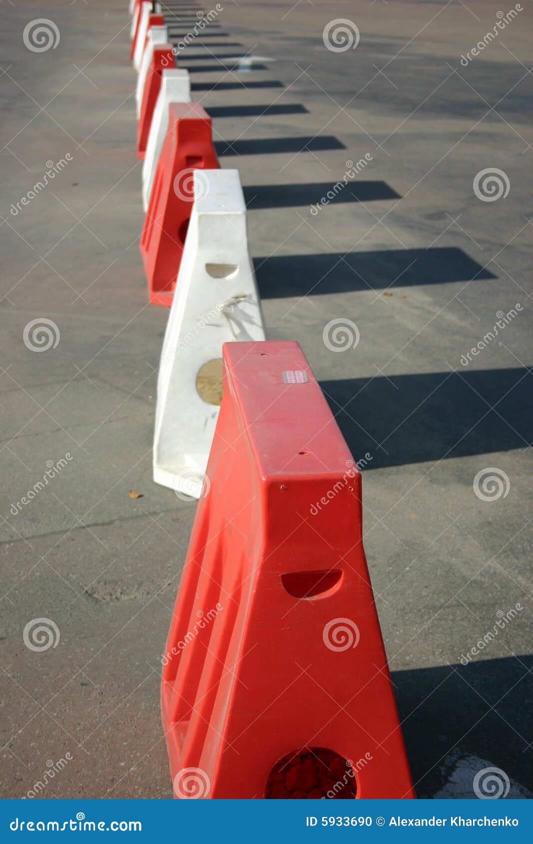 Red and White cones stock photo. Image of precaution, legal - 5933690