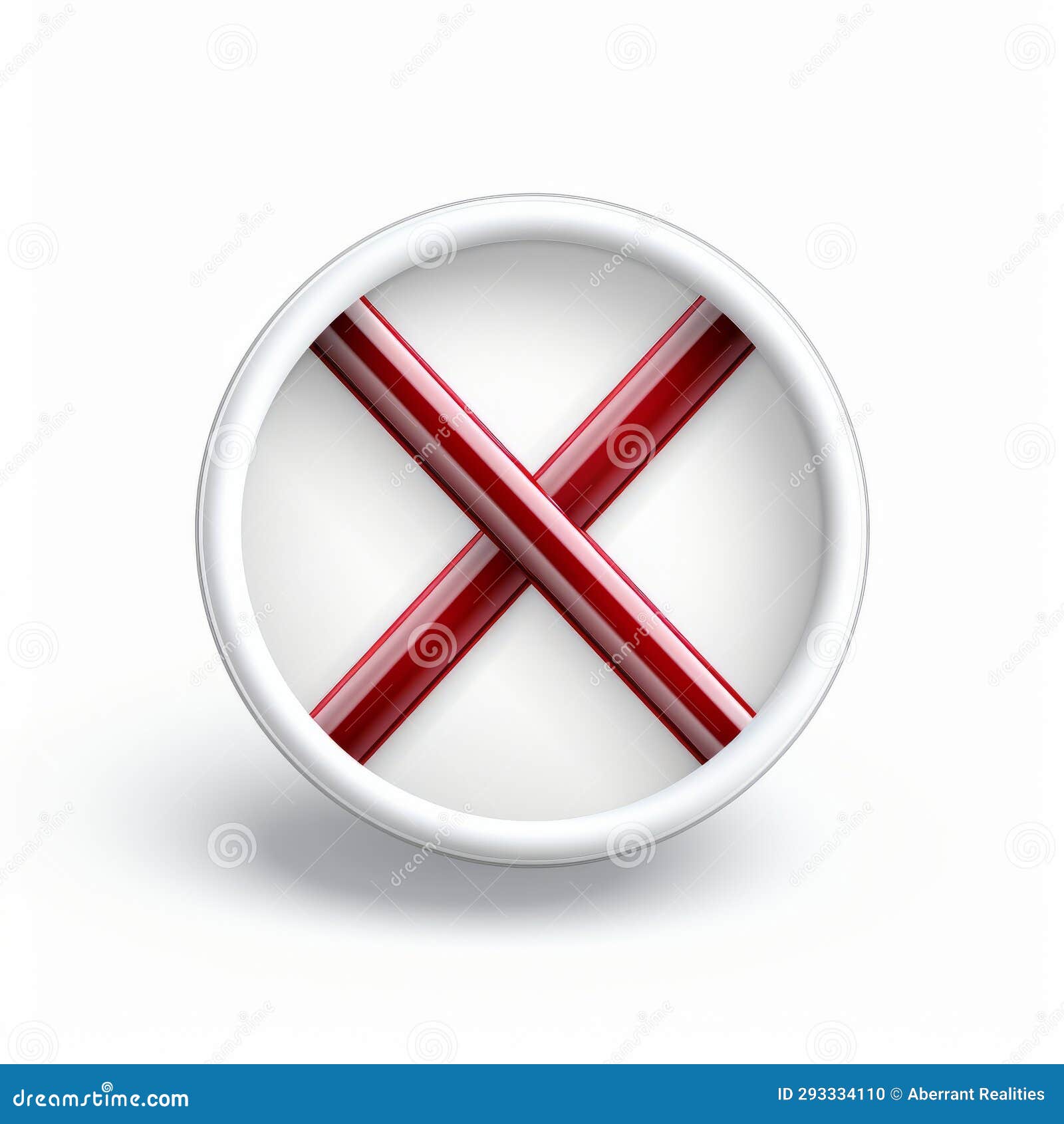 A Red and White Cross Symbol on a White Background Stock Illustration ...