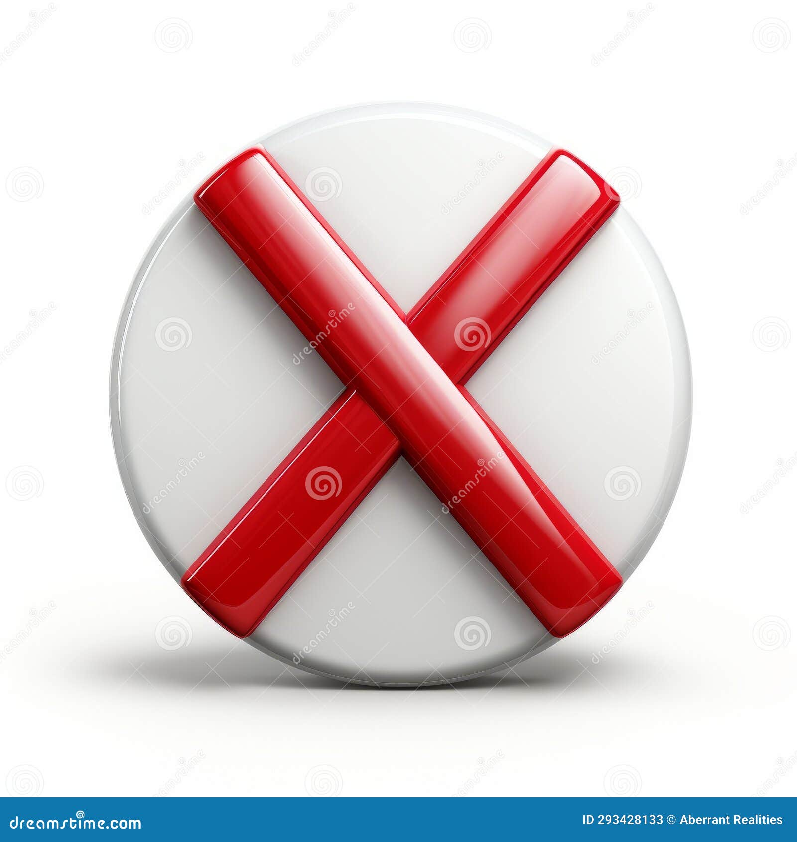 A Red and White Cross Symbol on a White Background Stock Illustration ...