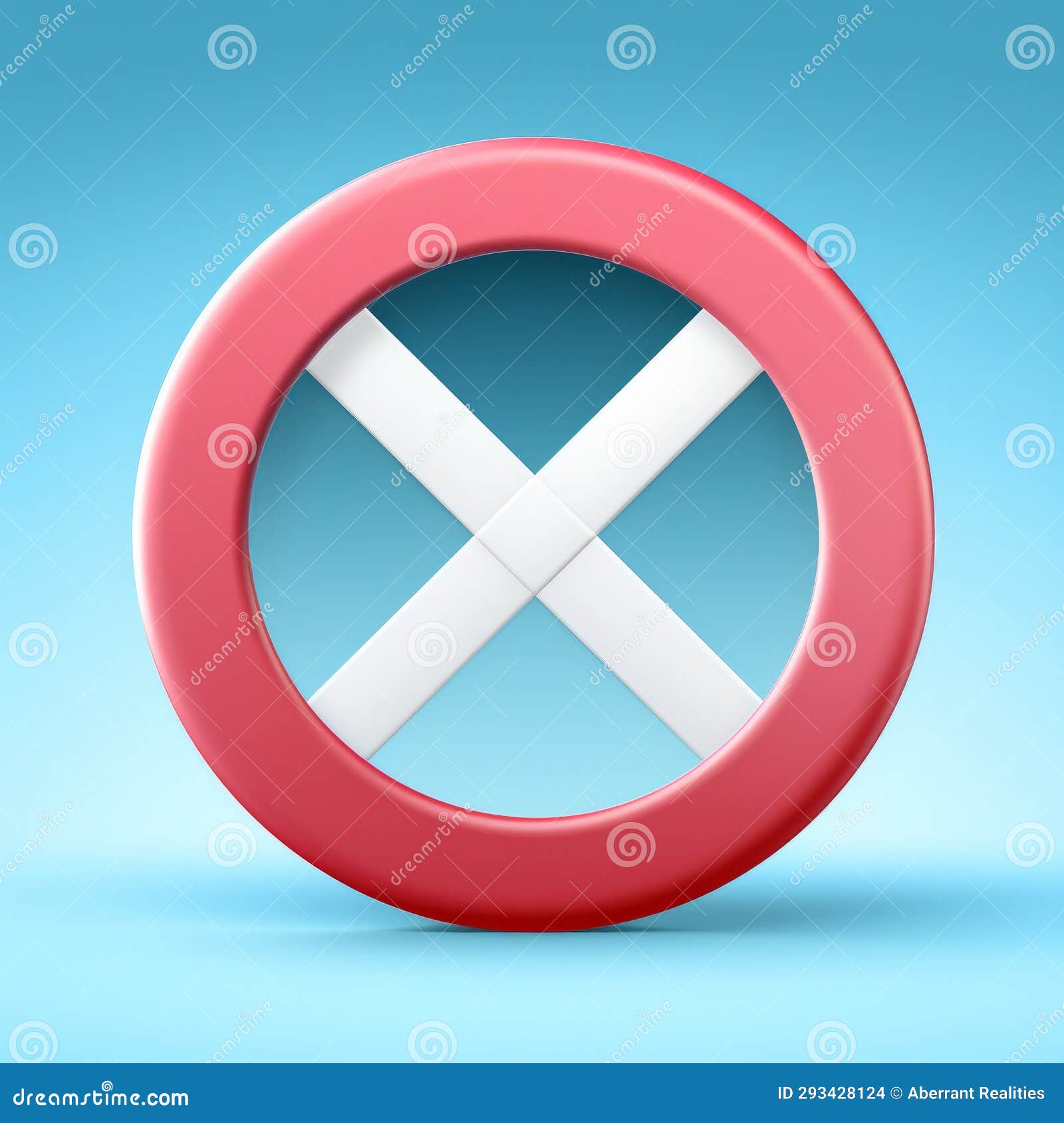 A Red and White Cross Symbol on a Blue Background Stock Illustration ...