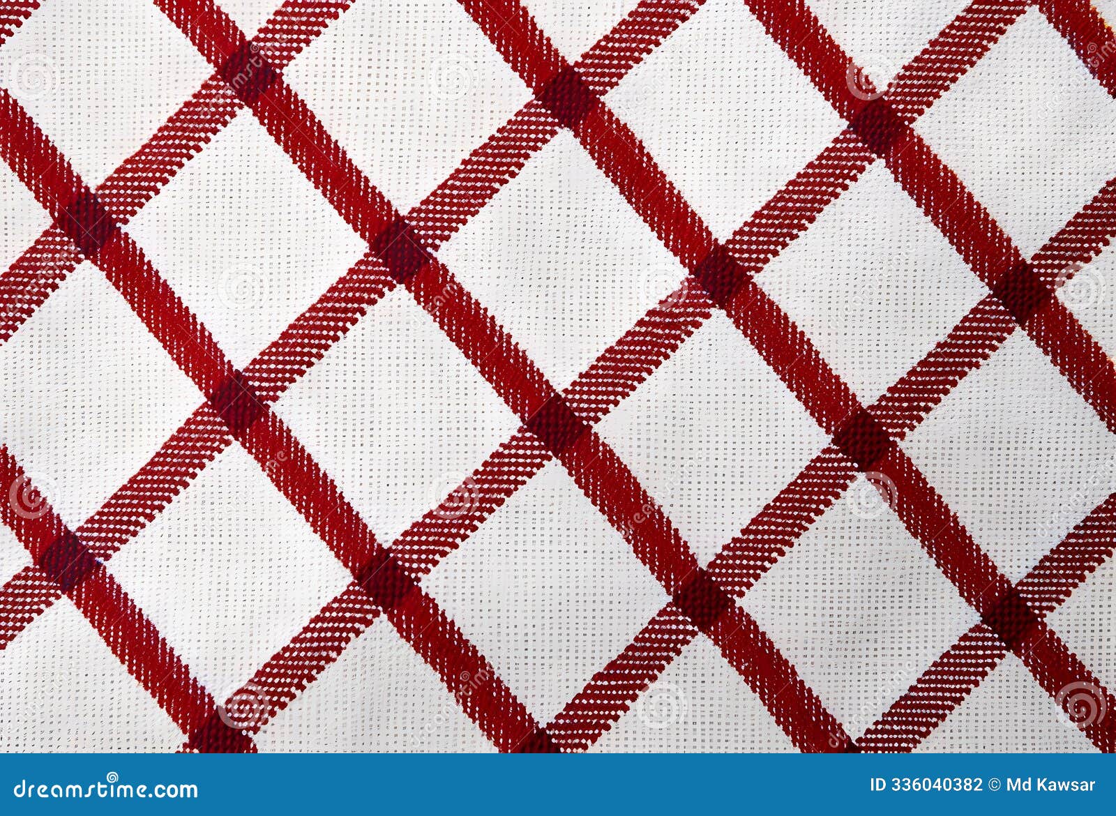 Red and White Diagonal Plaid Fabric Texture Stock Illustration - Illustration of pattern, style ...