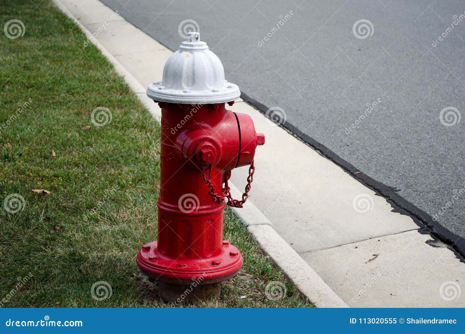 Fire hydrant at road side stock image. Image of water - 113020555