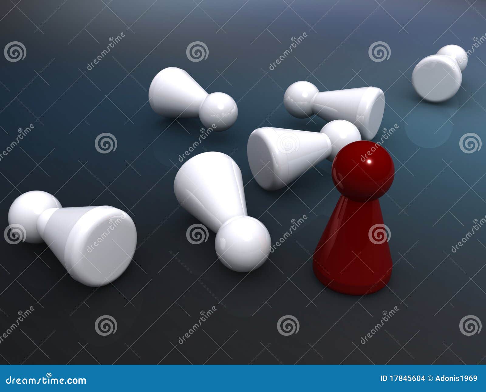 Red and white game pieces stock illustration. Illustration of colour ...