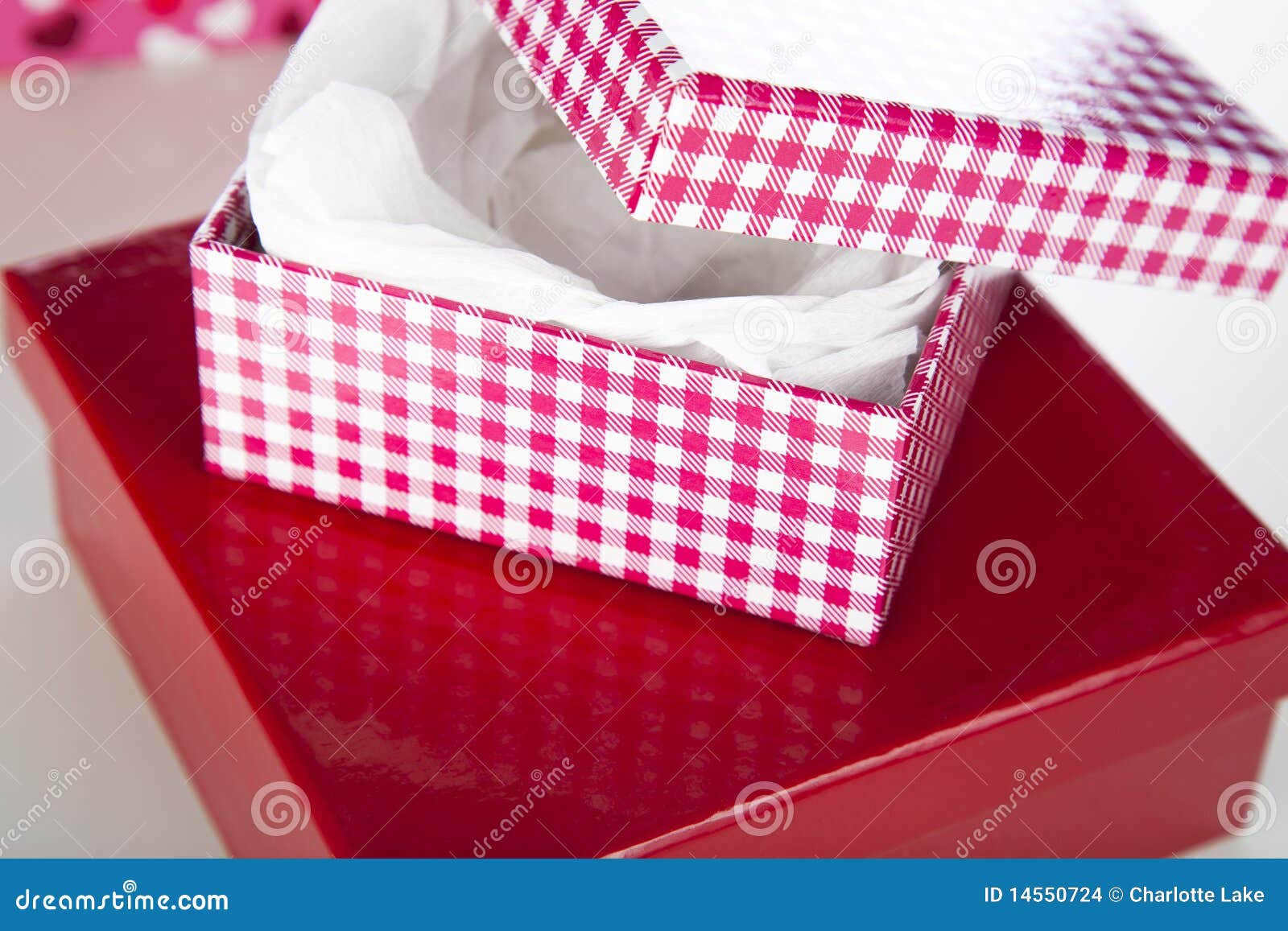 Red and White Gift Boxes stock photo. Image of birthday - 14550724