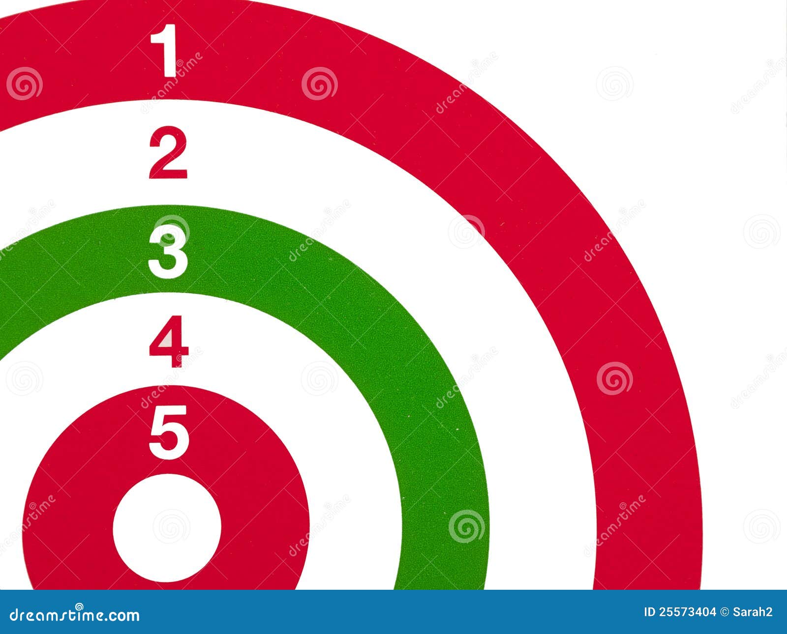 Red White and Green Shooting Target Detail Stock Photo - Image of ...