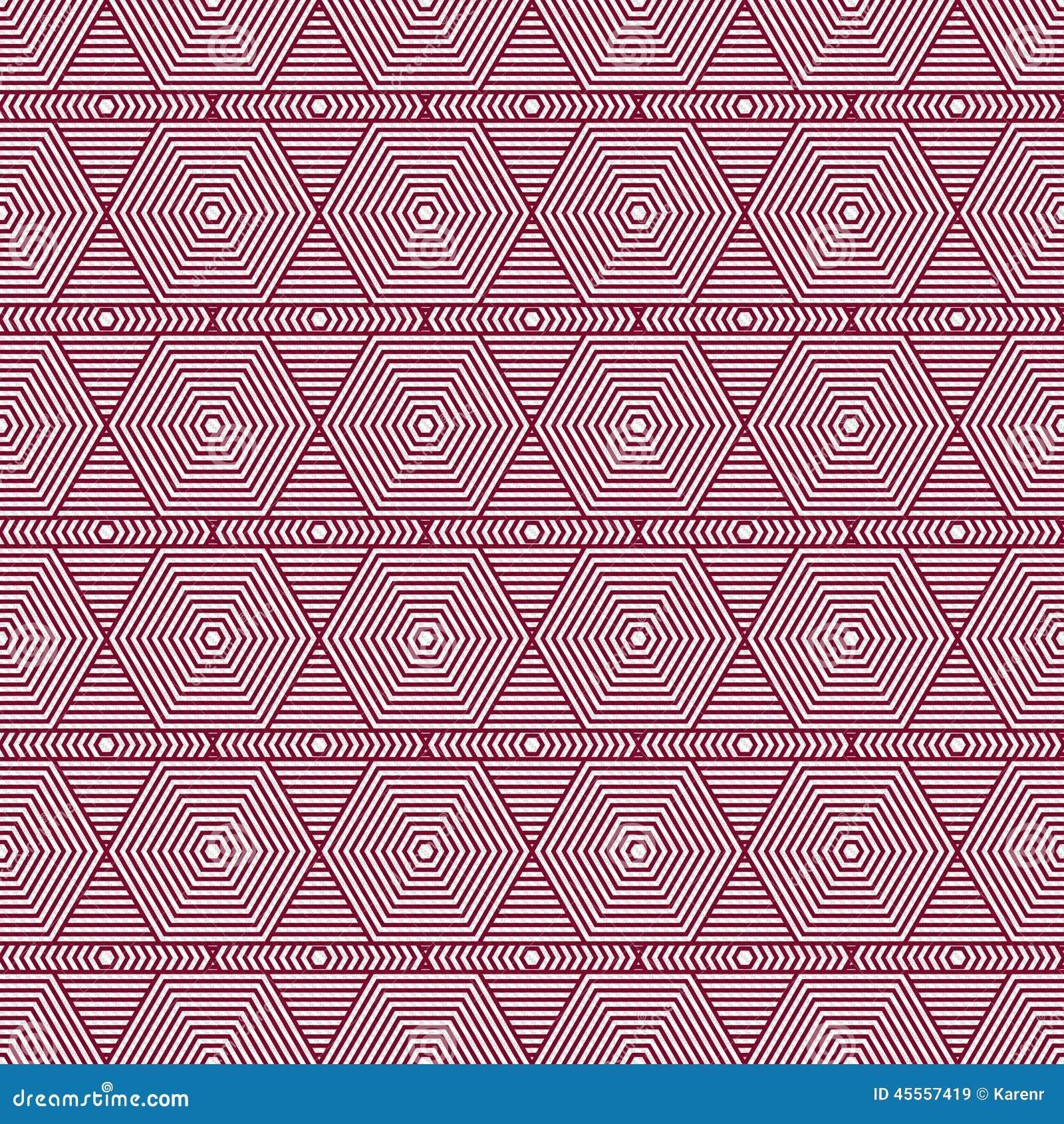 Red and White Hexagon Tiles Pattern Repeat Background Stock ...