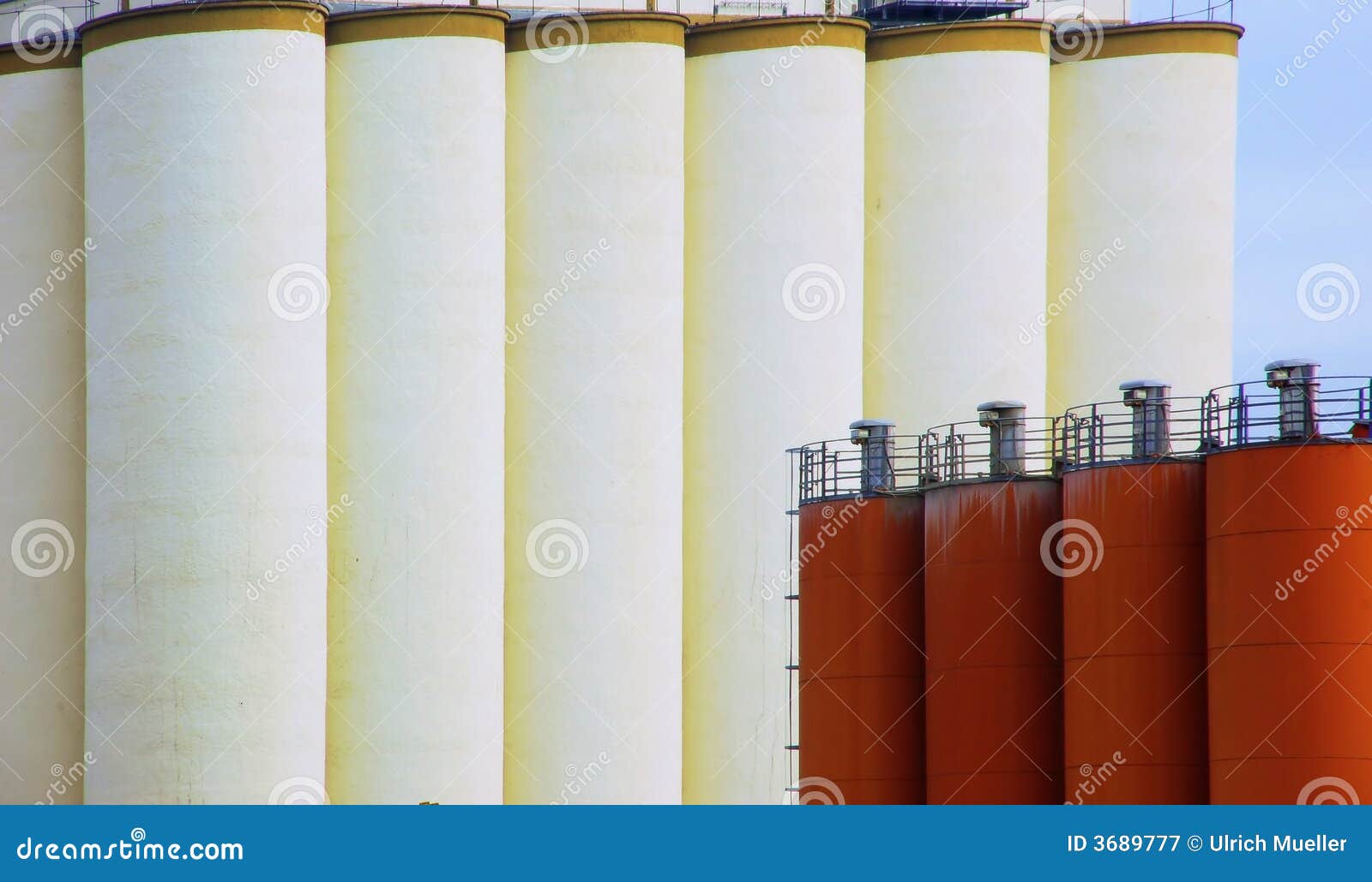 Steel Silo Royalty-Free Stock Image | CartoonDealer.com #26444416