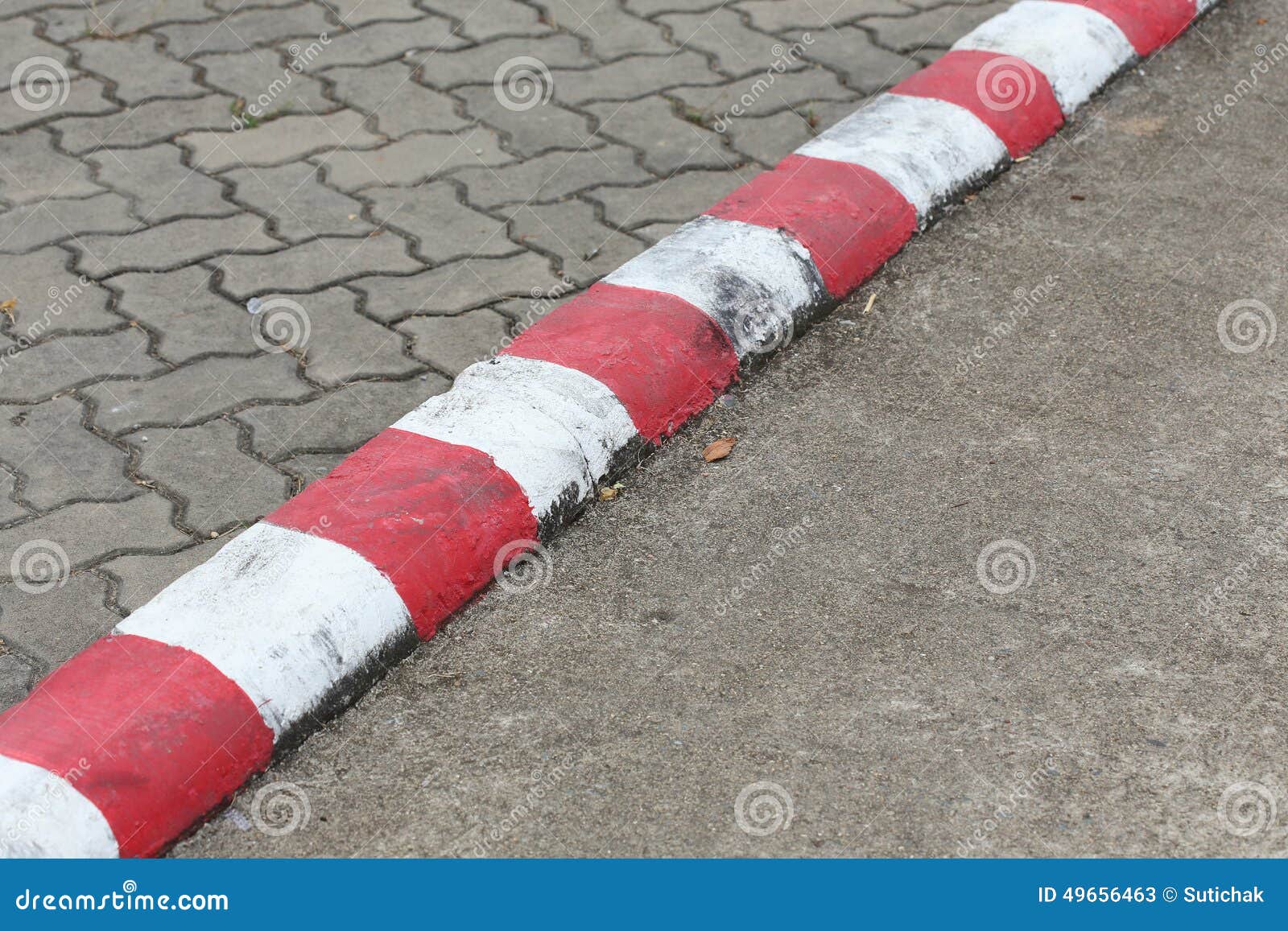 Red and white marking sign stock image. Image of white - 49656463