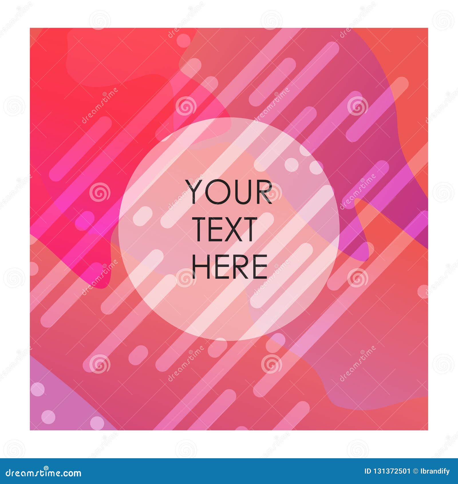 Red and White Mix Color Background with Typography Vector Stock Vector ...
