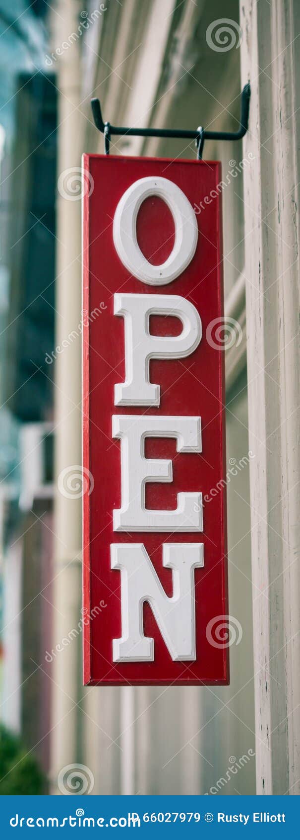 Red and white open sign stock image. Image of background - 66027979