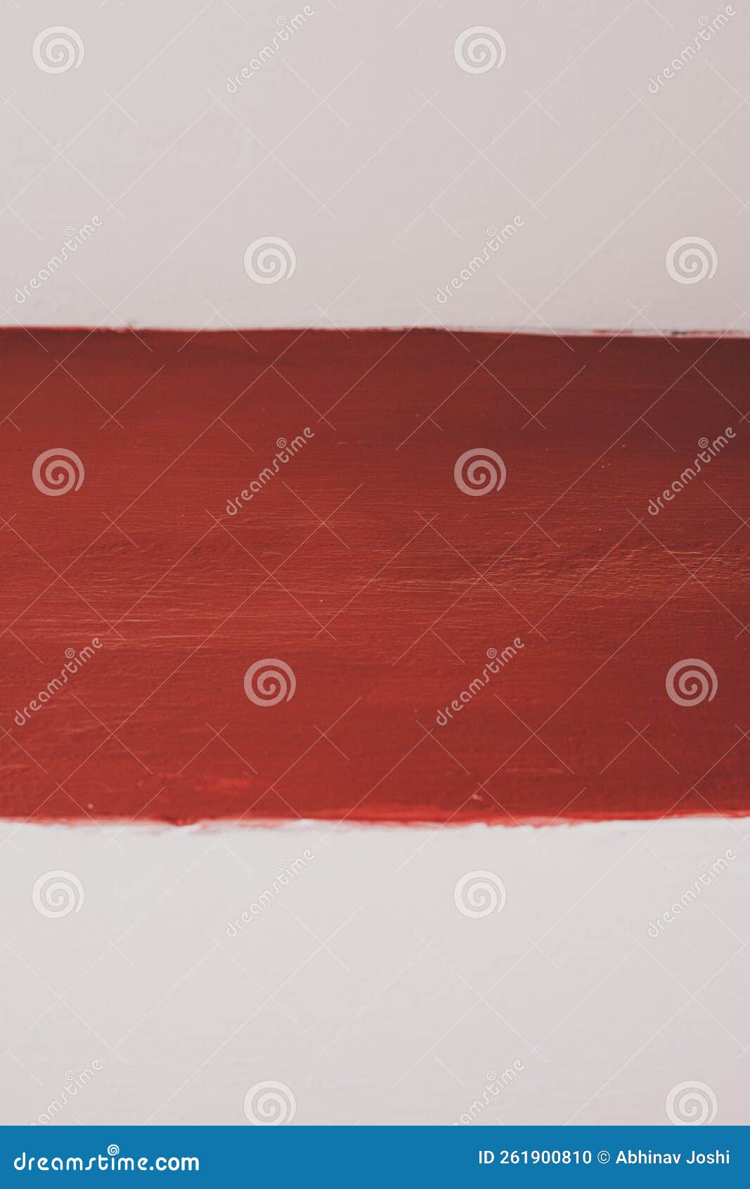 Red and White Painted Wall - Double Color Background Stock Photo ...