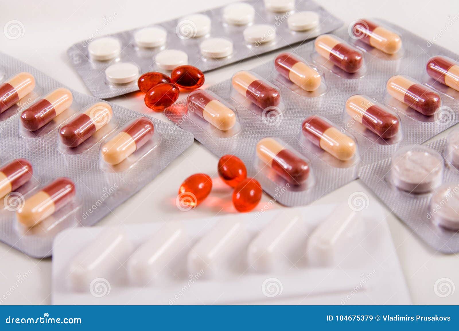 Pills Capsules and Vitamins Stock Image - Image of nurse, illness ...