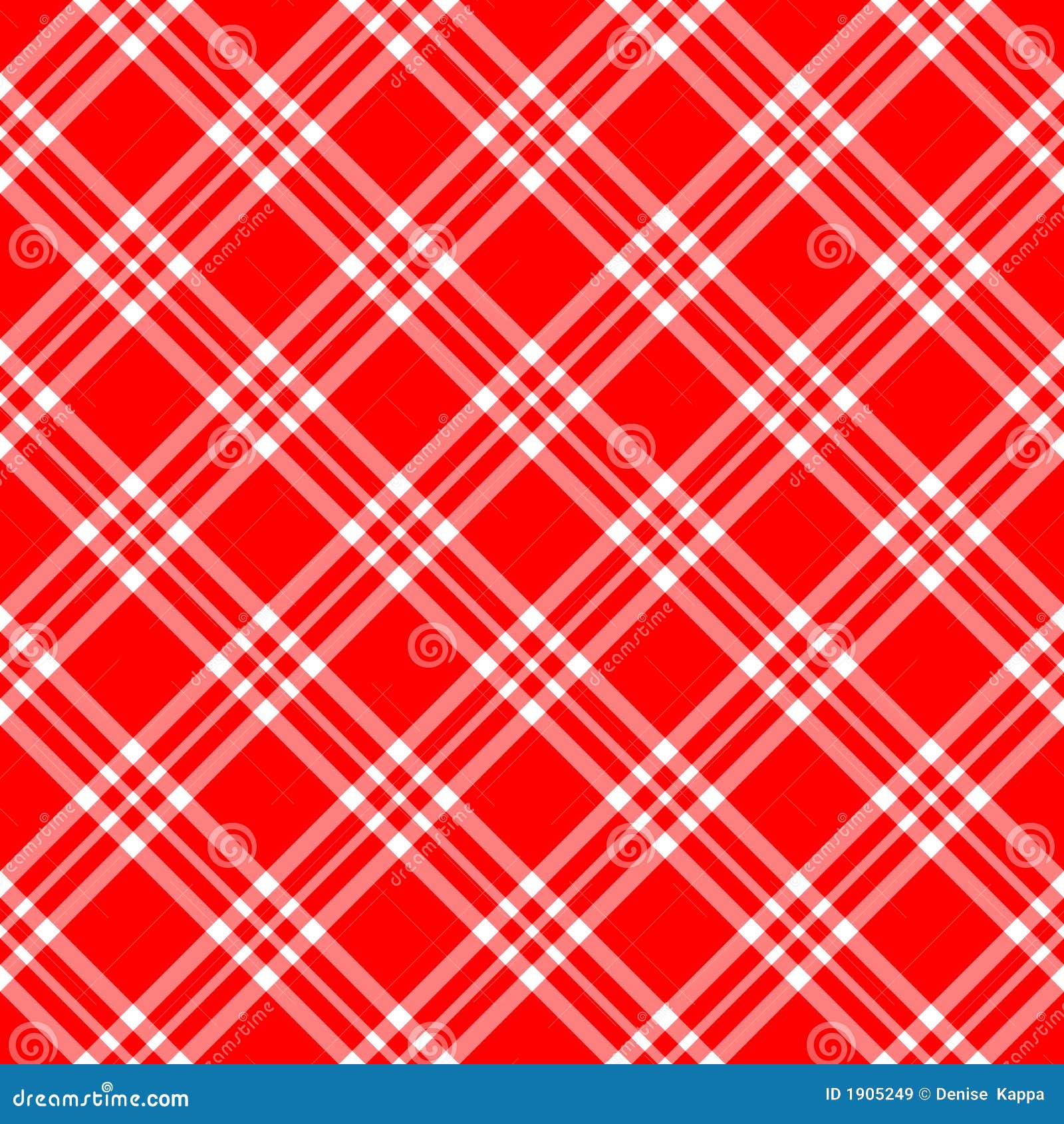 Red And White Plaid Background