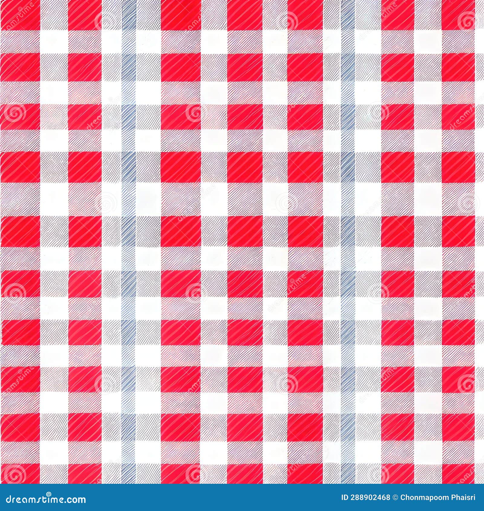 Red and White Plaid Seamless Repeatable Pattern that is Seamless and ...