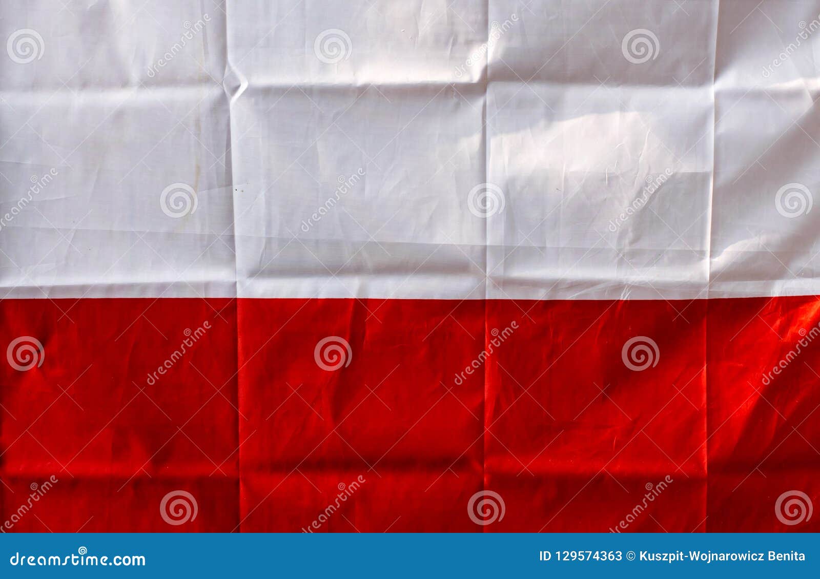 Red and white polish flag stock image. Image of abstract - 129574363