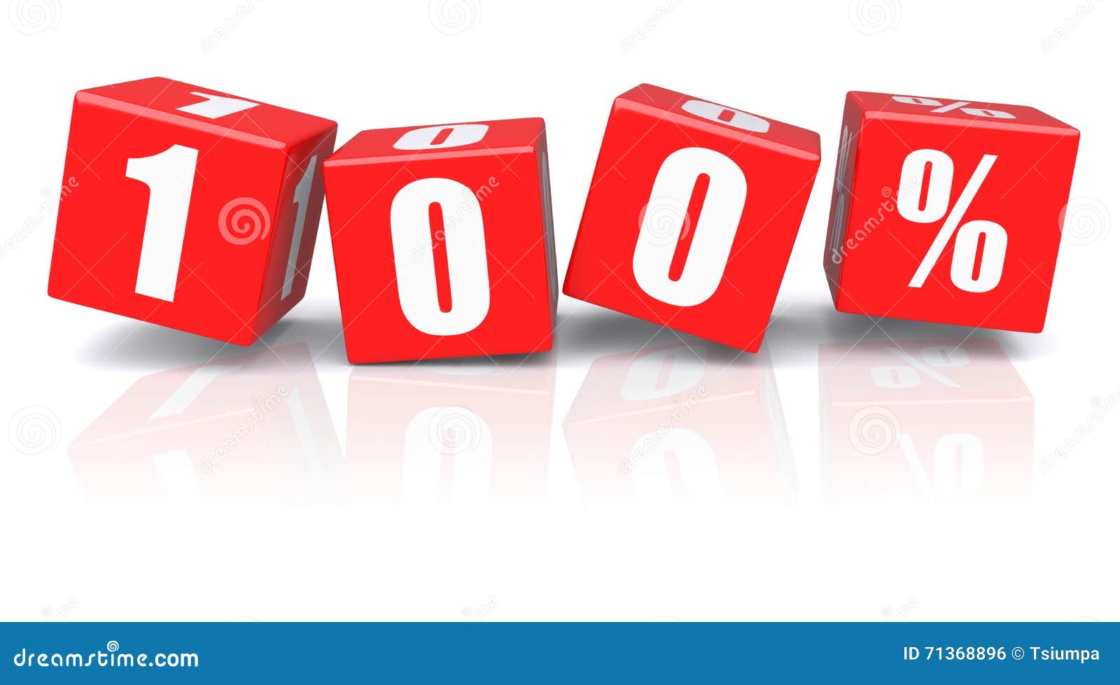 Red 100 on a white stock illustration. Illustration of concepts - 71368896