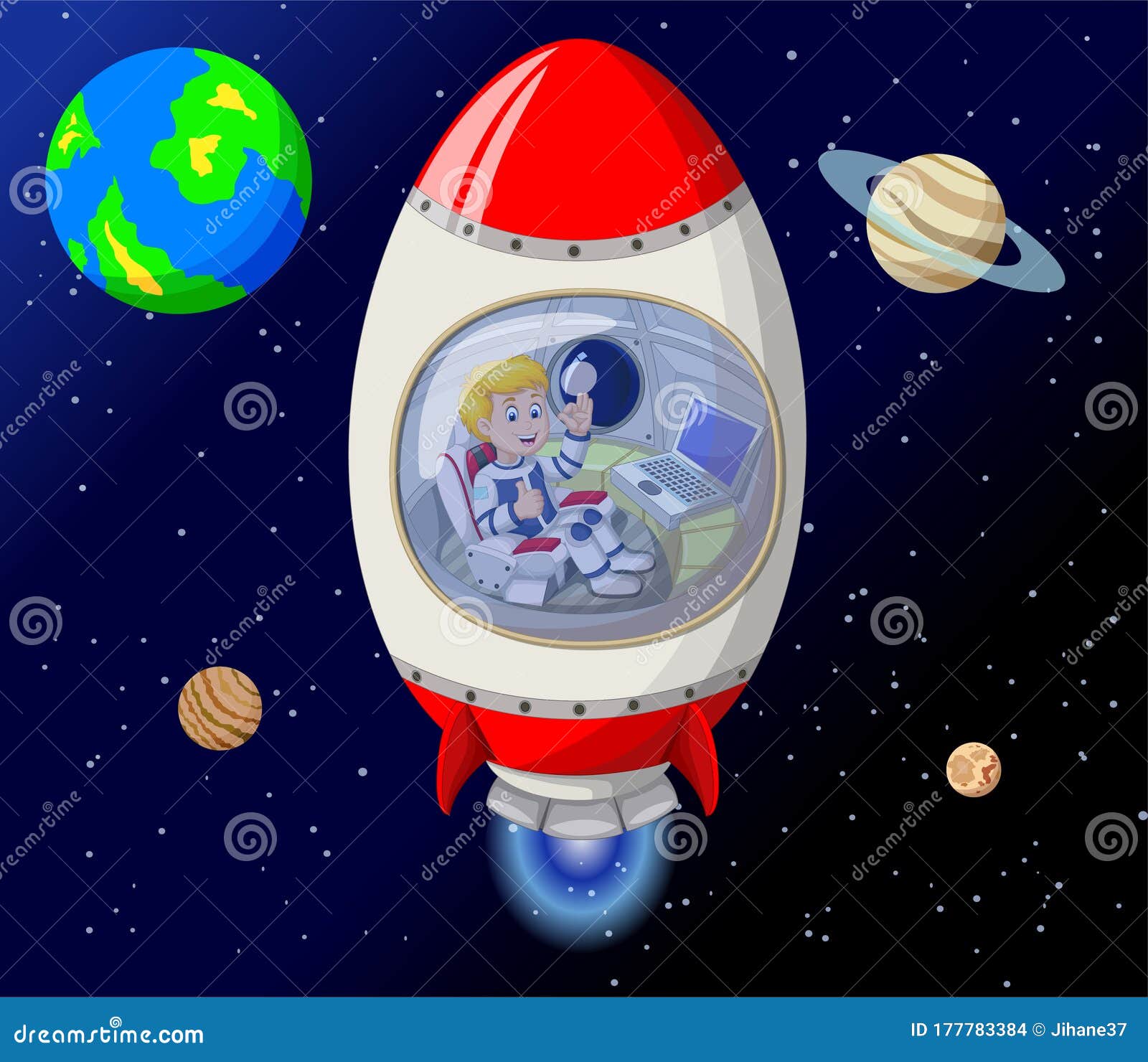 Inside Of A Space Rocket