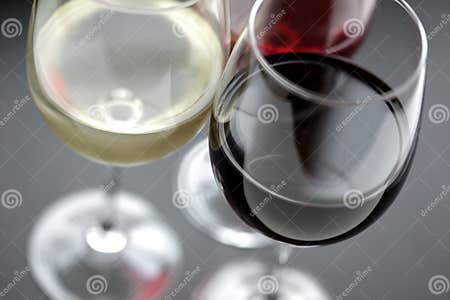 Red, white and rose wine stock image. Image of comparison - 22747929