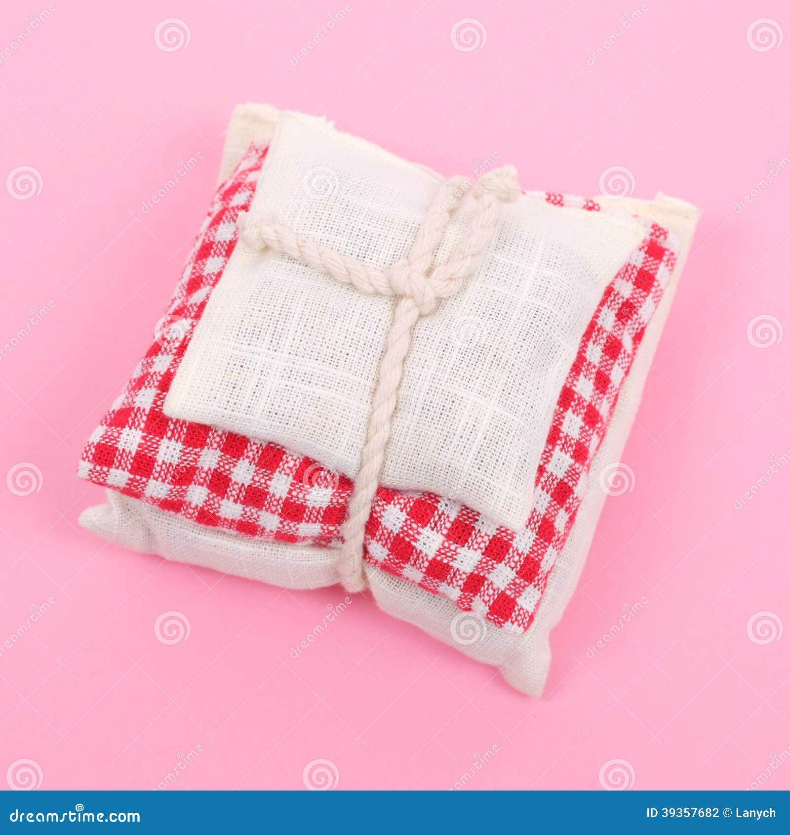 Red and white sachet stock photo. Image of pink, flower - 39357682