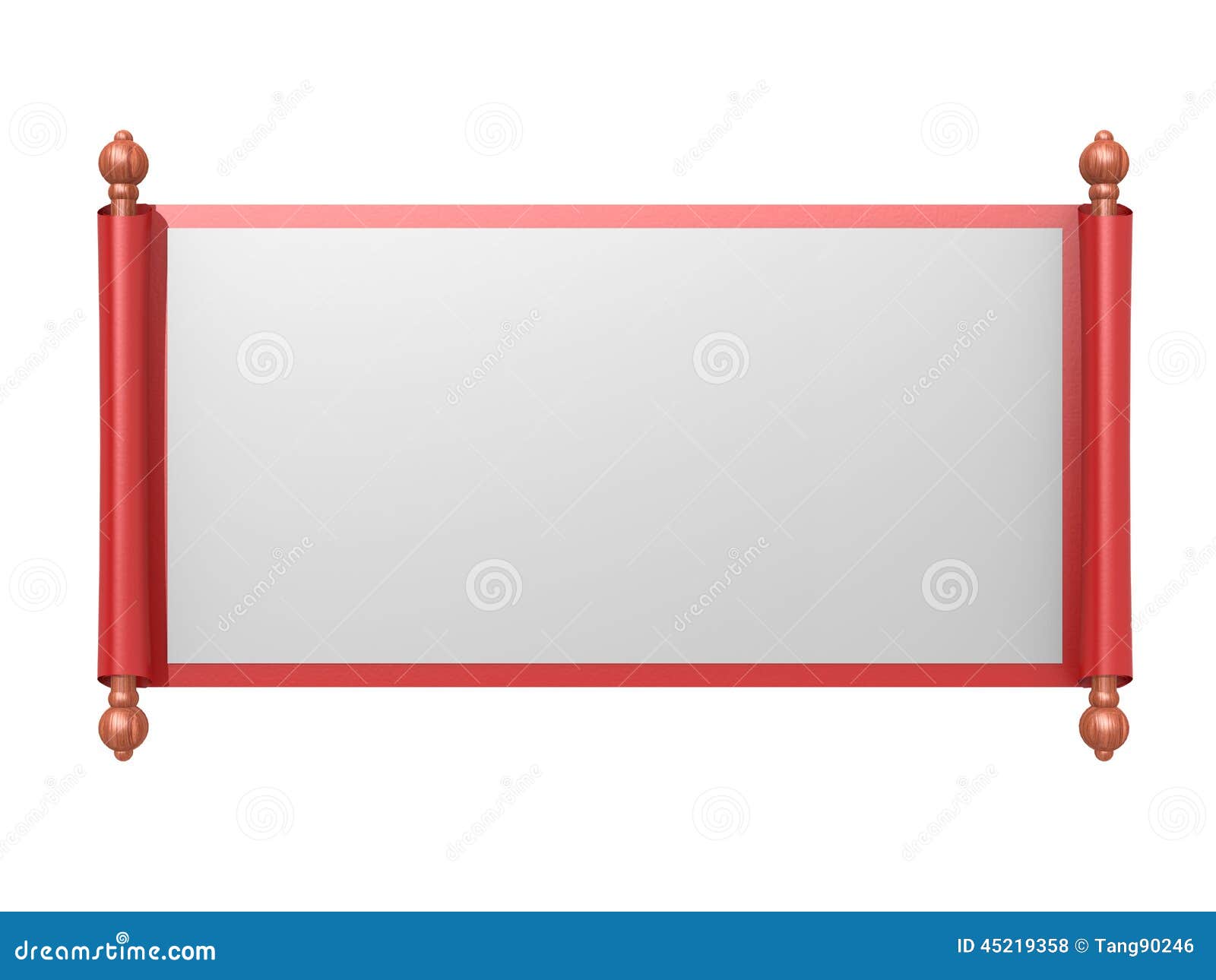 Red white scroll paper stock illustration. Illustration of business ...