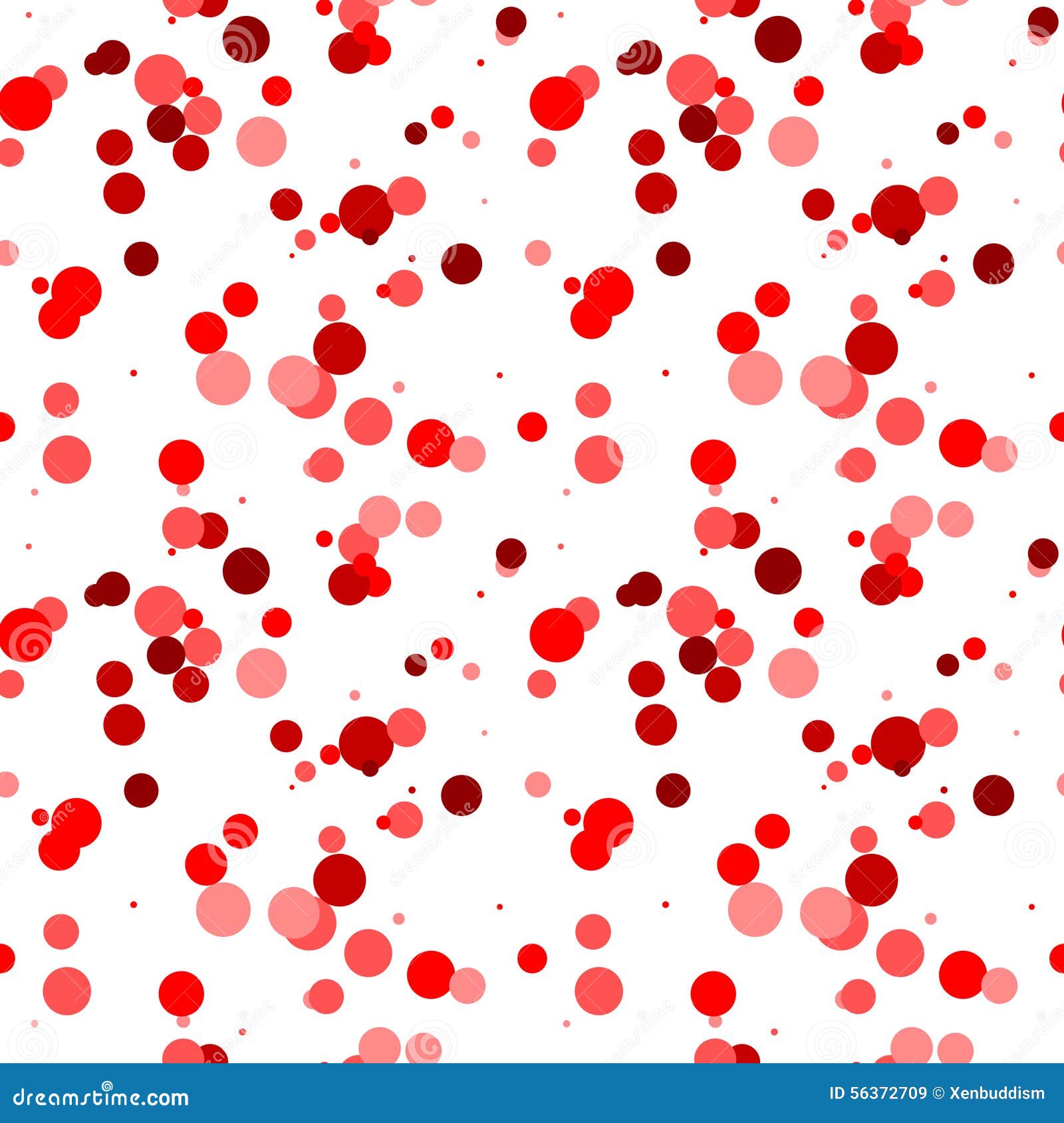 Red white seamless pattern stock illustration. Illustration of round ...
