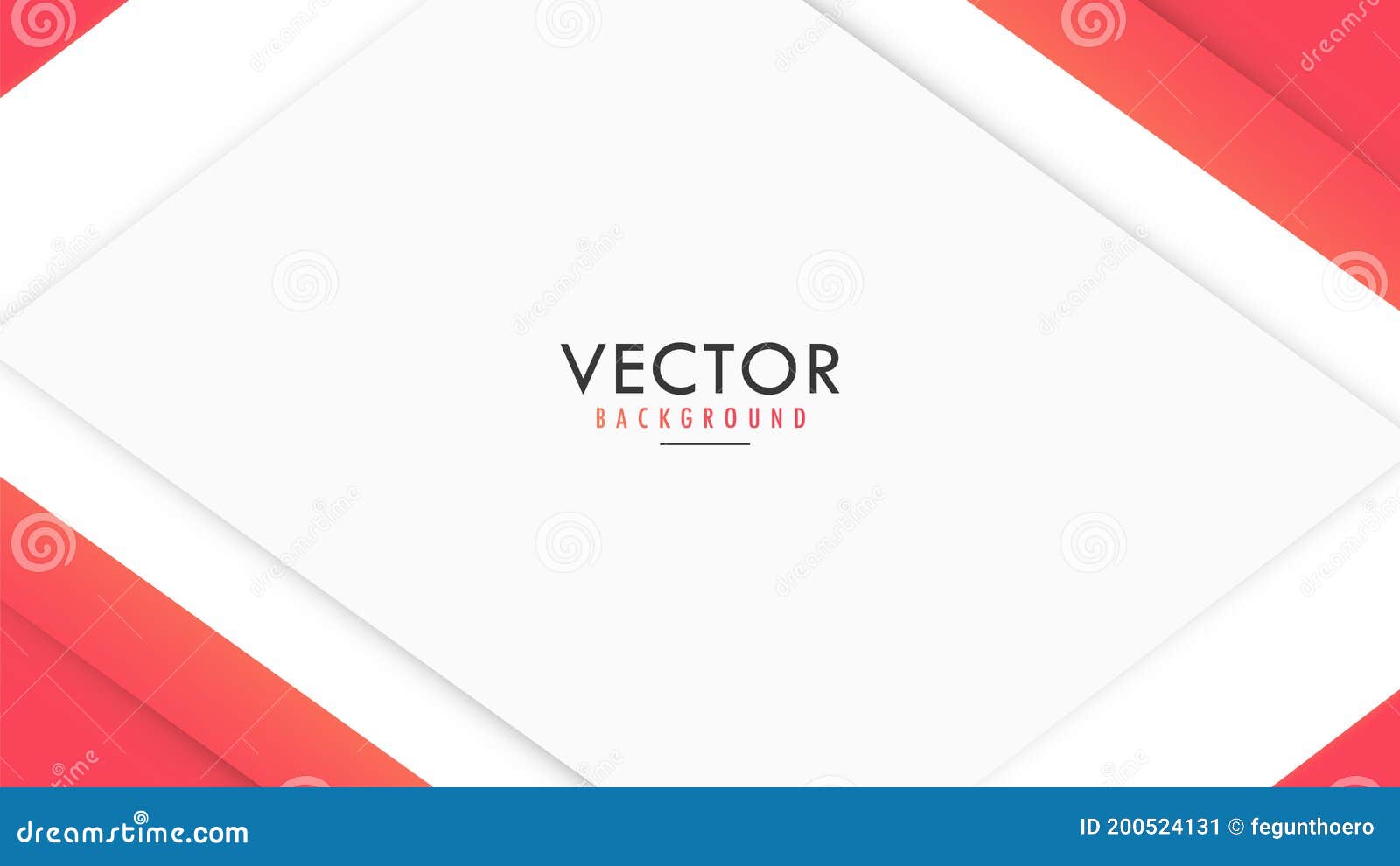 Red, White Shape Background Template. for Banner, Presentation, Landing ...