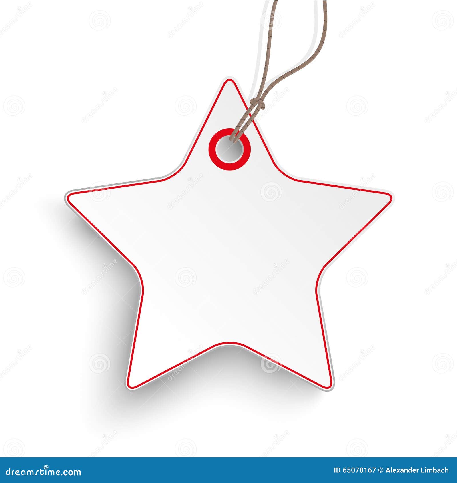 Red White Star Price Sticker Stock Vector - Illustration of star, board ...