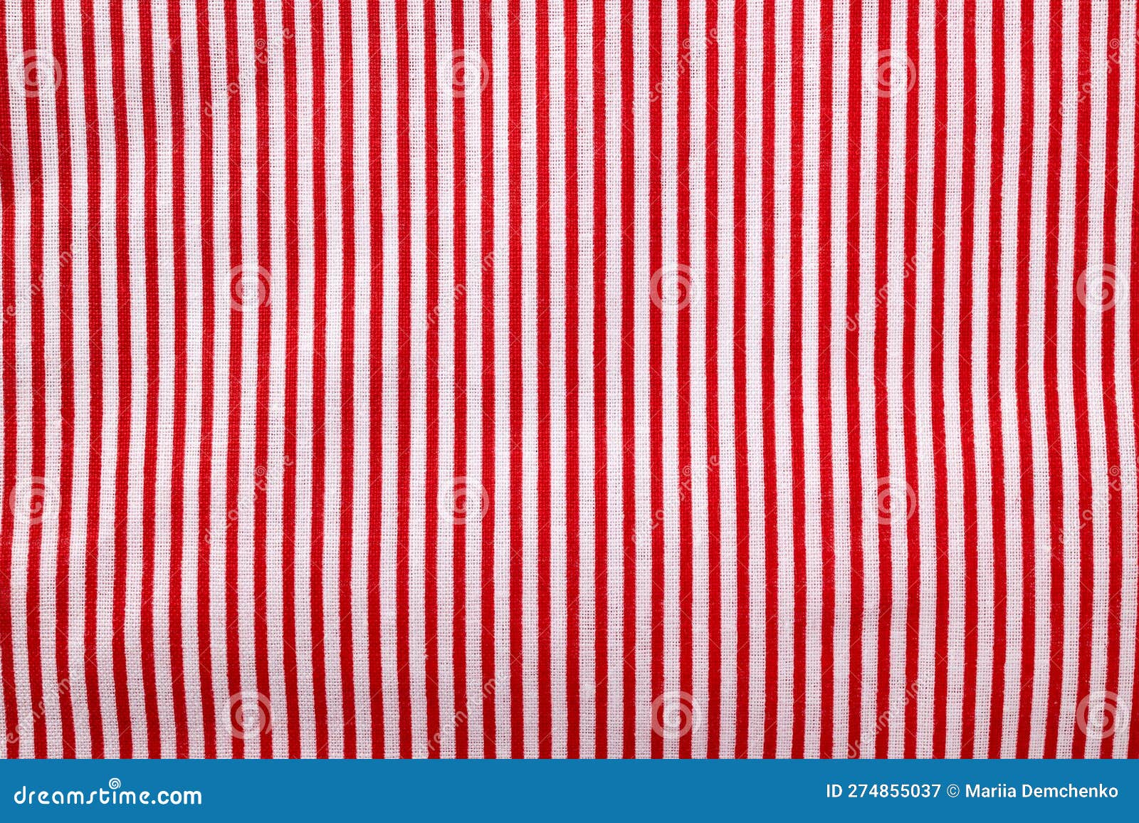 Red and White Striped Cotton Texture, Fabric Textile Background Stock ...