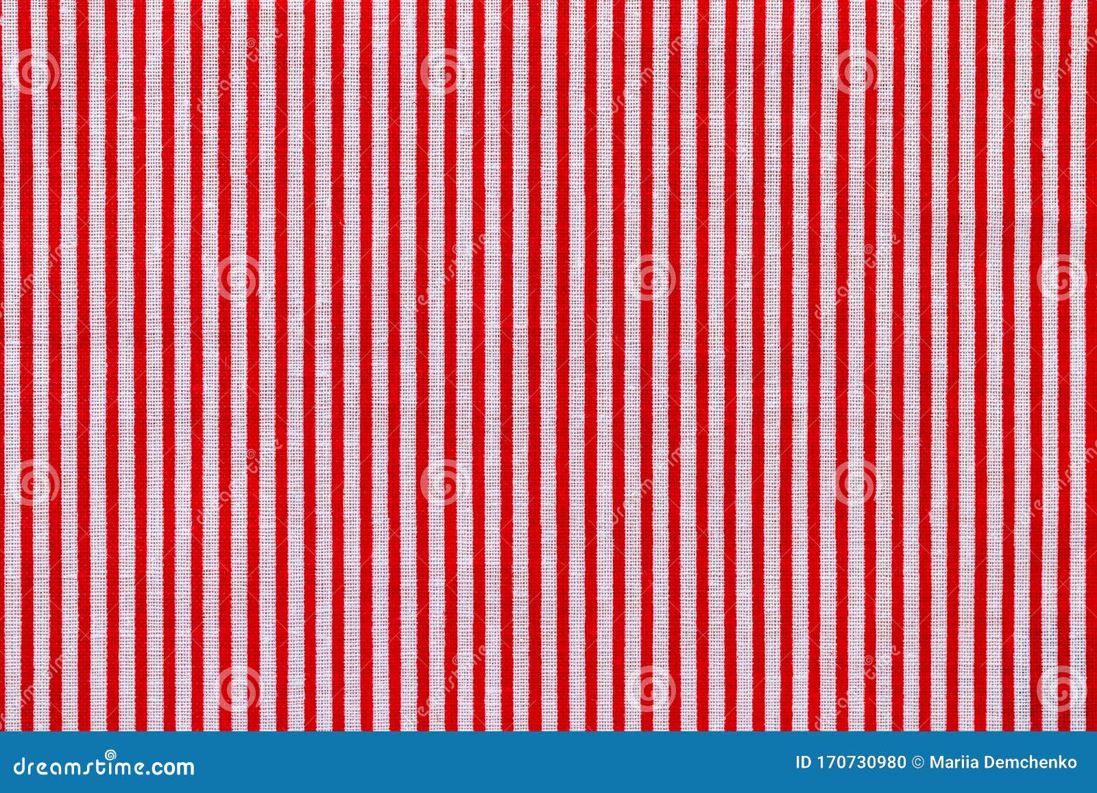 Red and White Striped Fabric Texture. Bright Colored Cotton Background ...