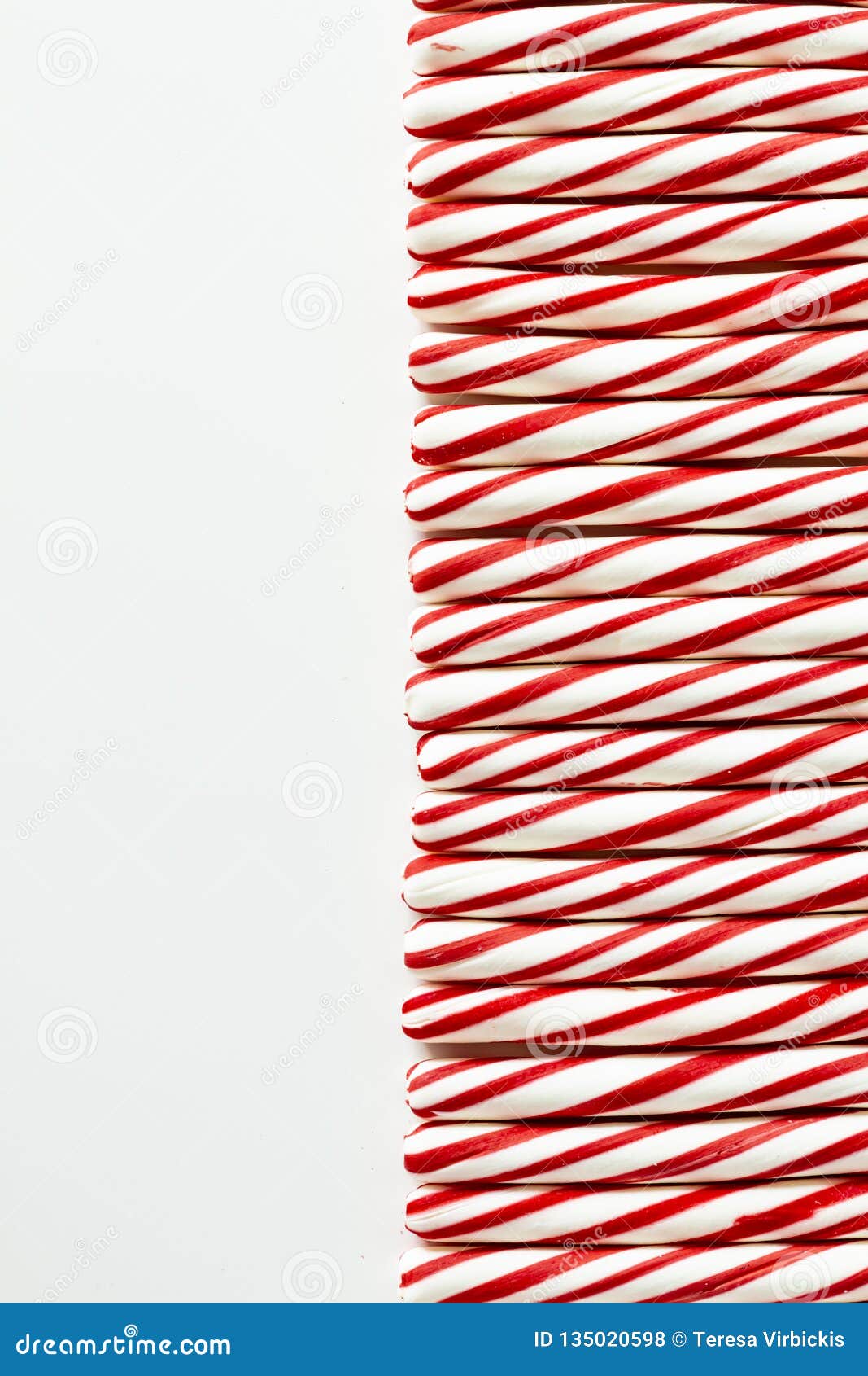 Red and White Striped Peppermint Candies Stock Photo - Image of view ...