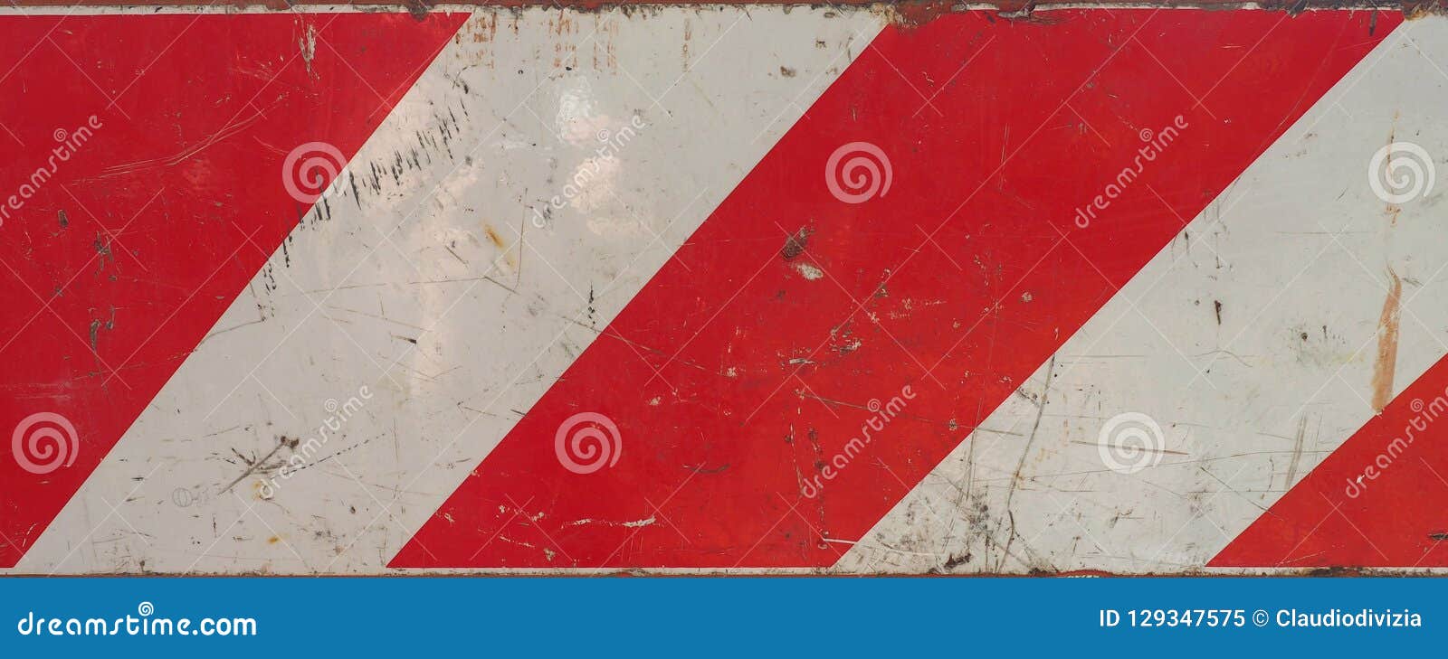 Red and white striped sign stock image. Image of striped - 129347575