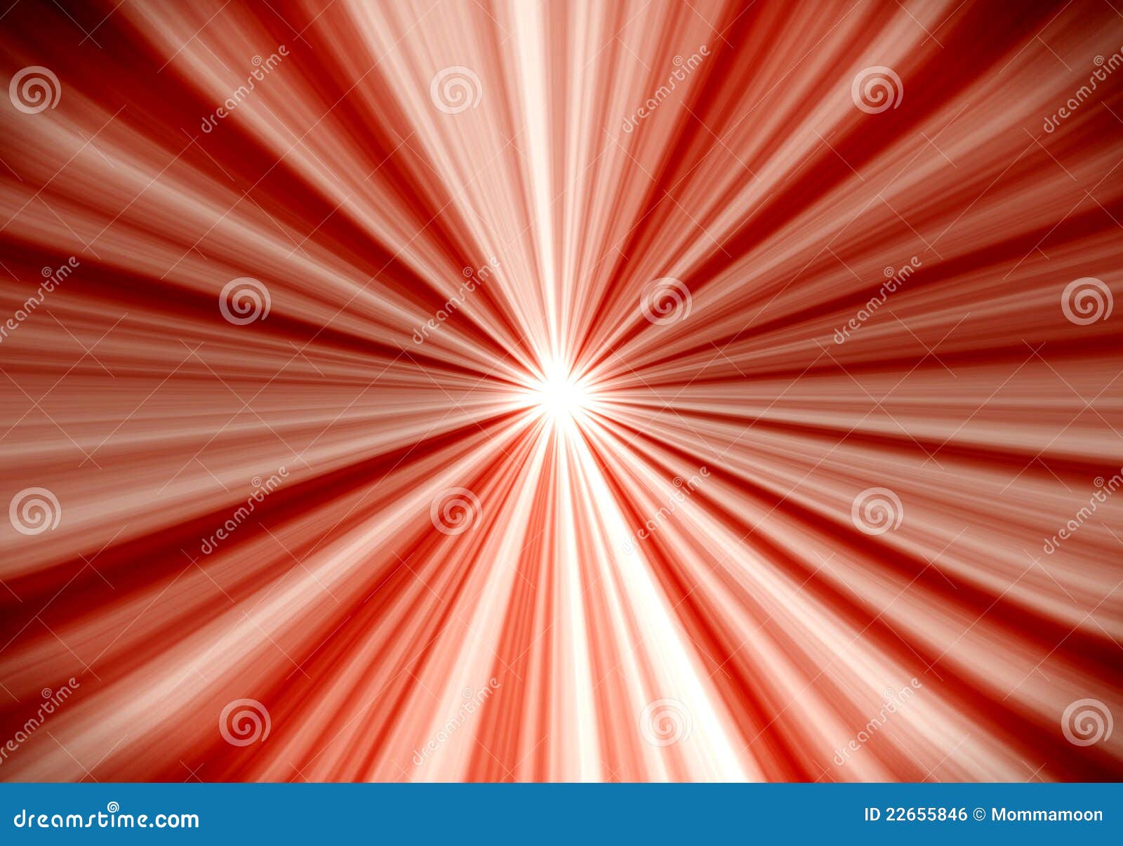 Red and White Sunburst or Star Burst Stock Illustration - Illustration ...
