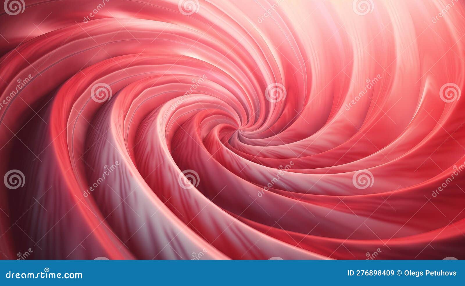 A Red and White Swirl is Shown in this Image of a Computer Generated ...