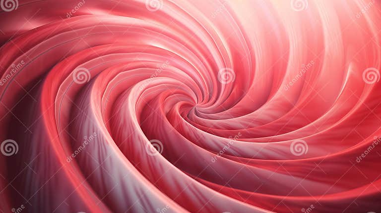 A Red and White Swirl is Shown in this Image of a Computer Generated ...