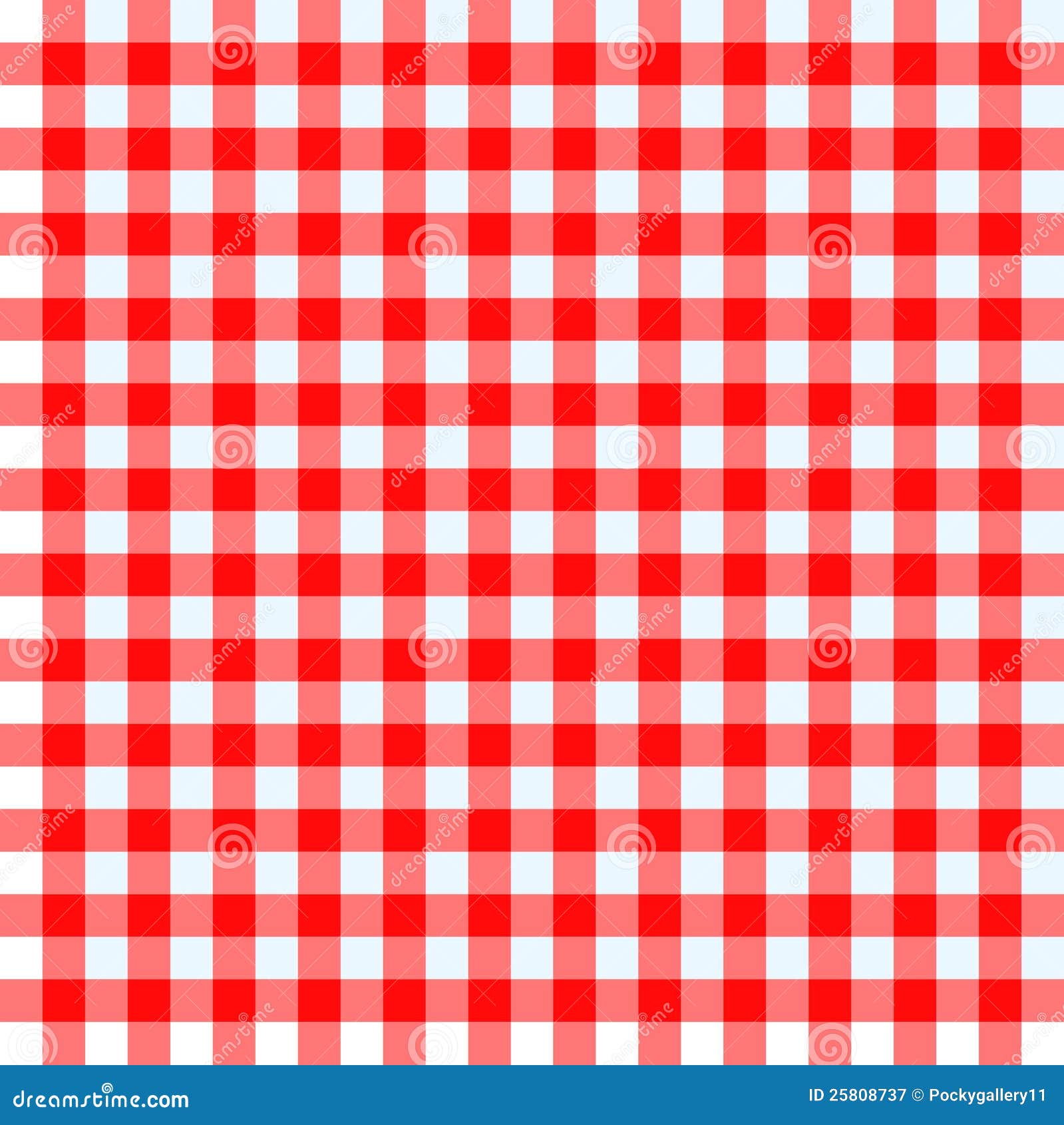 Red and white tablecloth stock vector. Illustration of cotton - 25808737