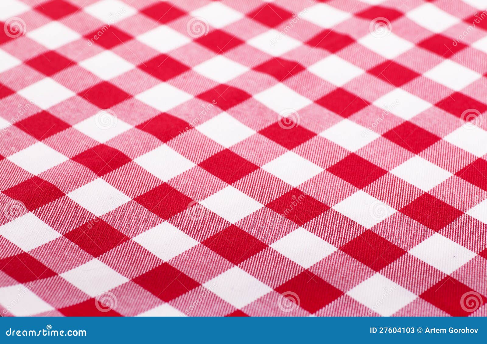 Red and white tablecloth stock image. Image of checked - 27604103