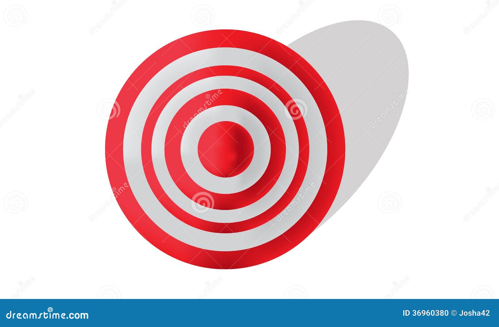 Red and White Target stock illustration. Illustration of sport - 36960380