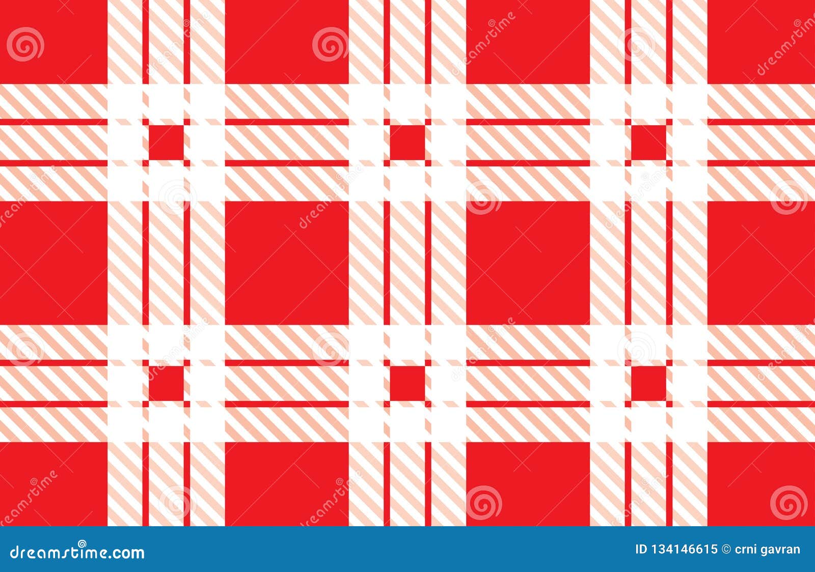 Red and White Tartan Plaid Pattern.Vector Illustration Stock Vector ...