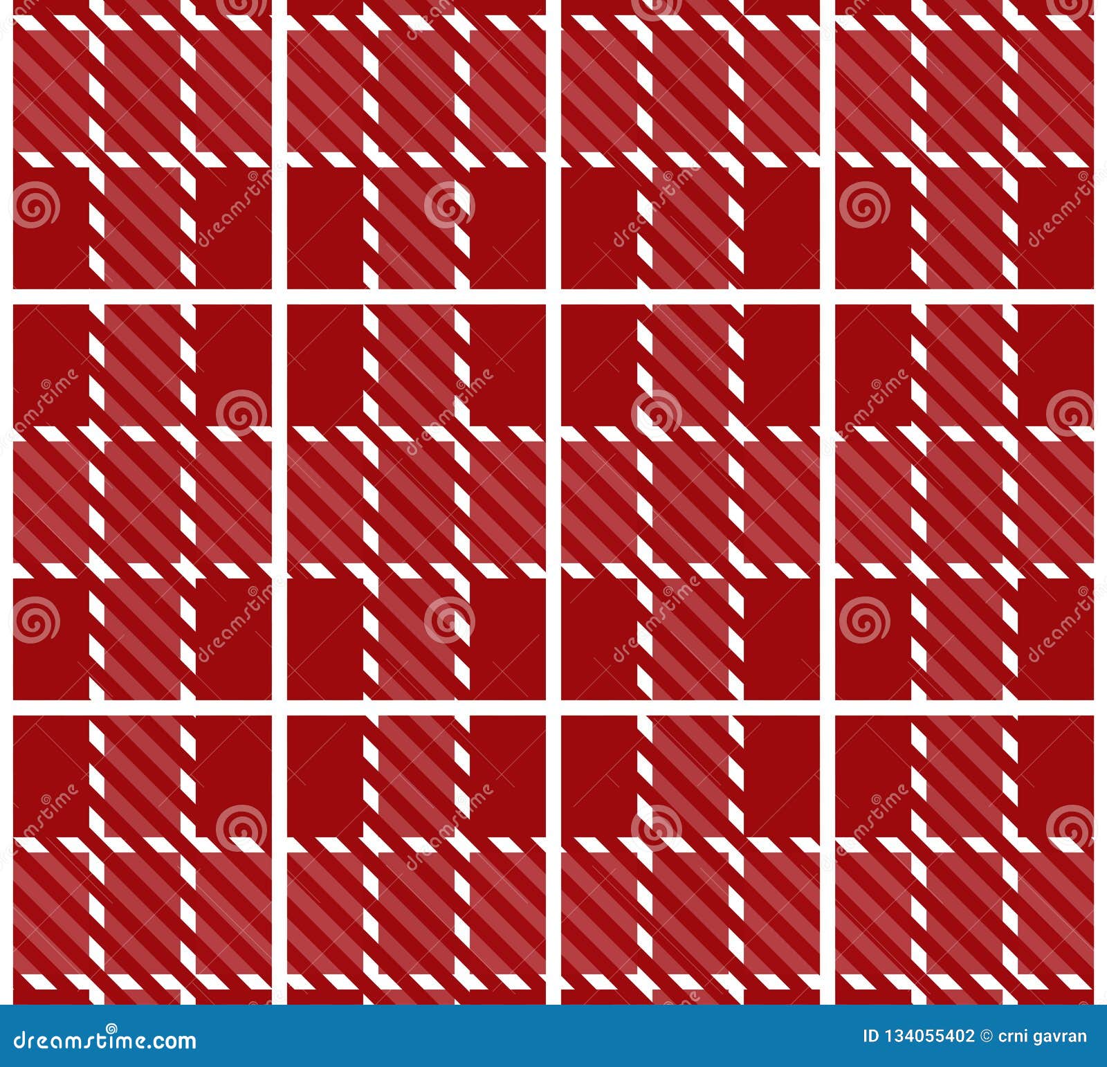 Red and White Tartan Plaid Pattern.Vector Illustration Stock Vector ...