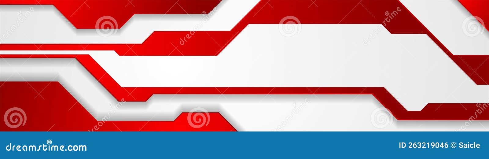 Red and White Technology Abstract Background Stock Vector ...