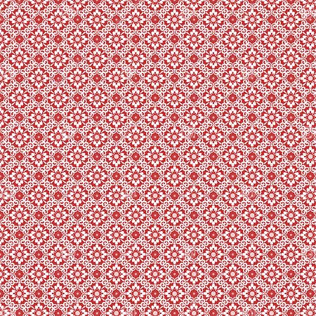 Red and White Vintage Damask Repeat Pattern Stock Photo - Image of ...