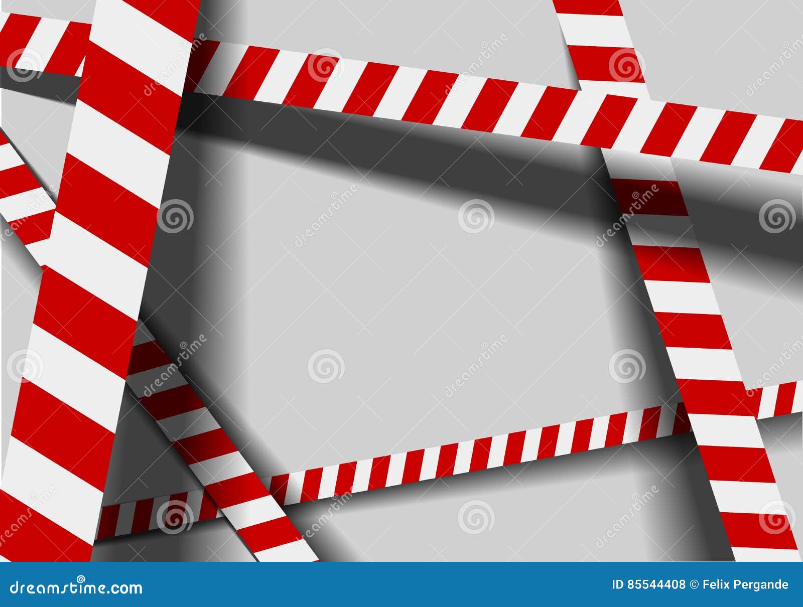 Red white warning lines stock illustration. Illustration of border ...