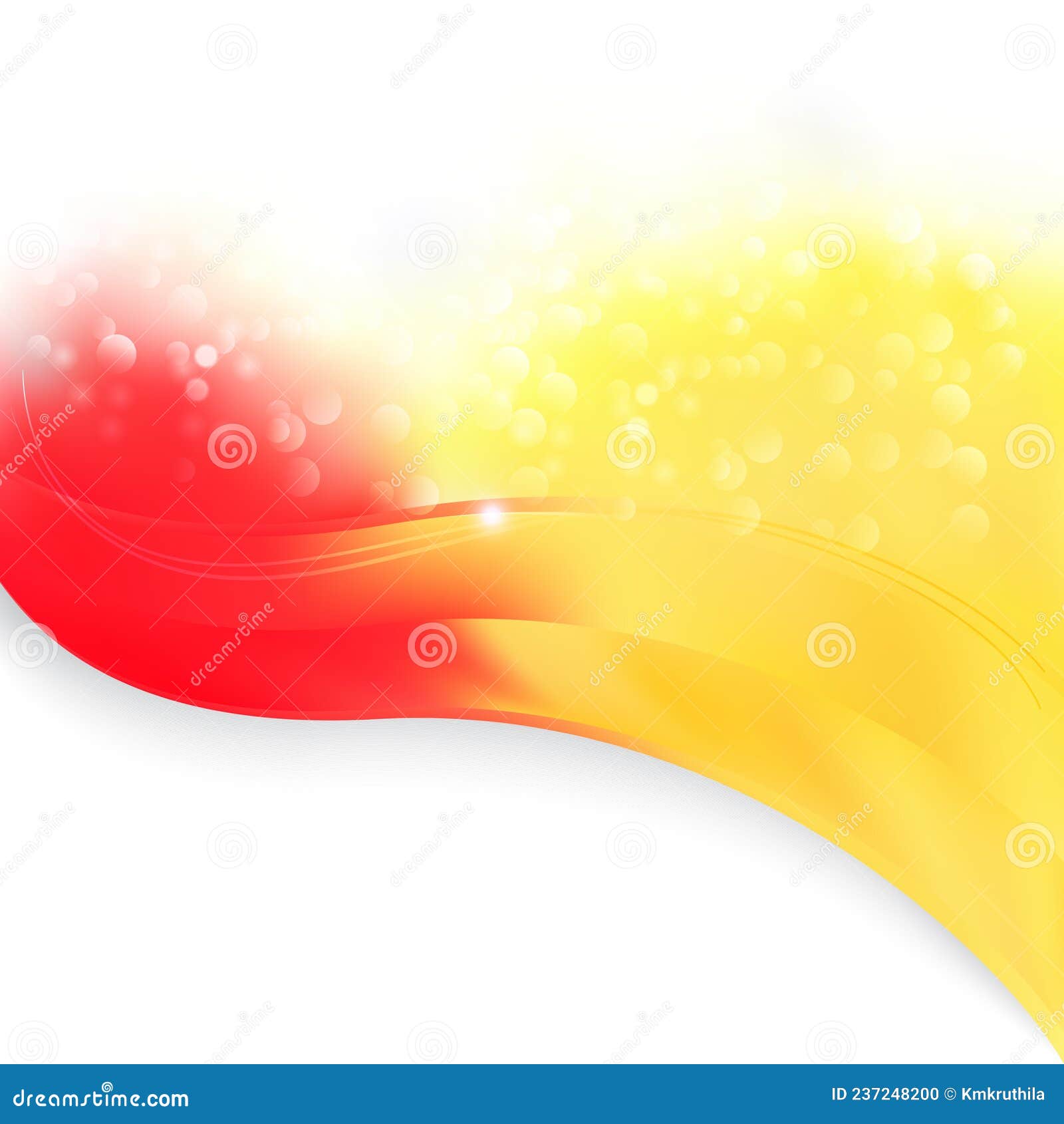 Red White and Yellow Wave Border Presentation Background Vector Graphic ...