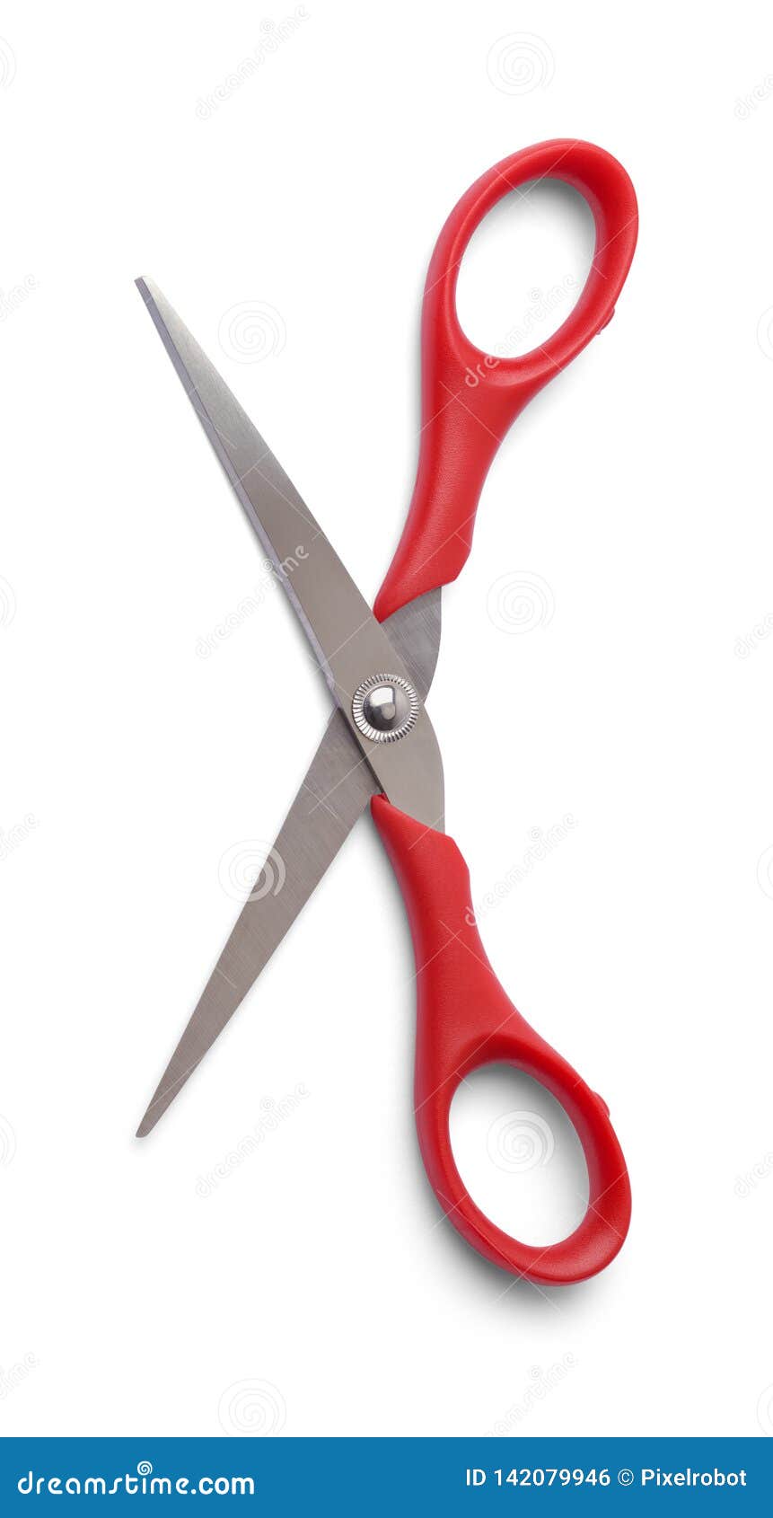 Red Wide Open Scissors stock photo. Image of closed - 142079946