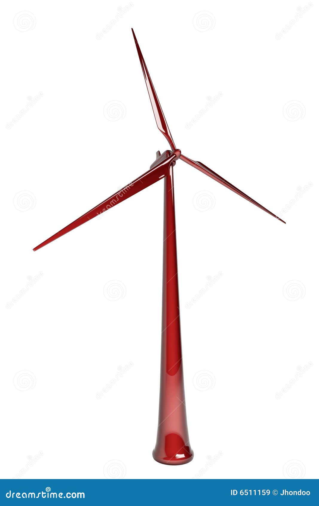 Red windmill stock illustration. Illustration of windmill - 6511159