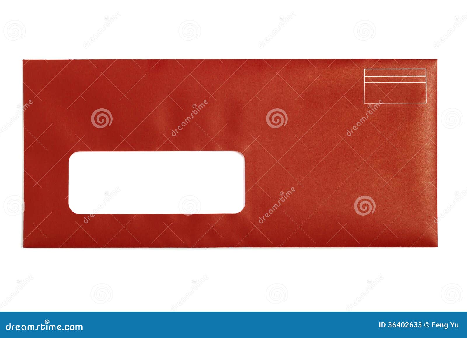 Red Window Envelope stock image. Image of space, communication - 36402633