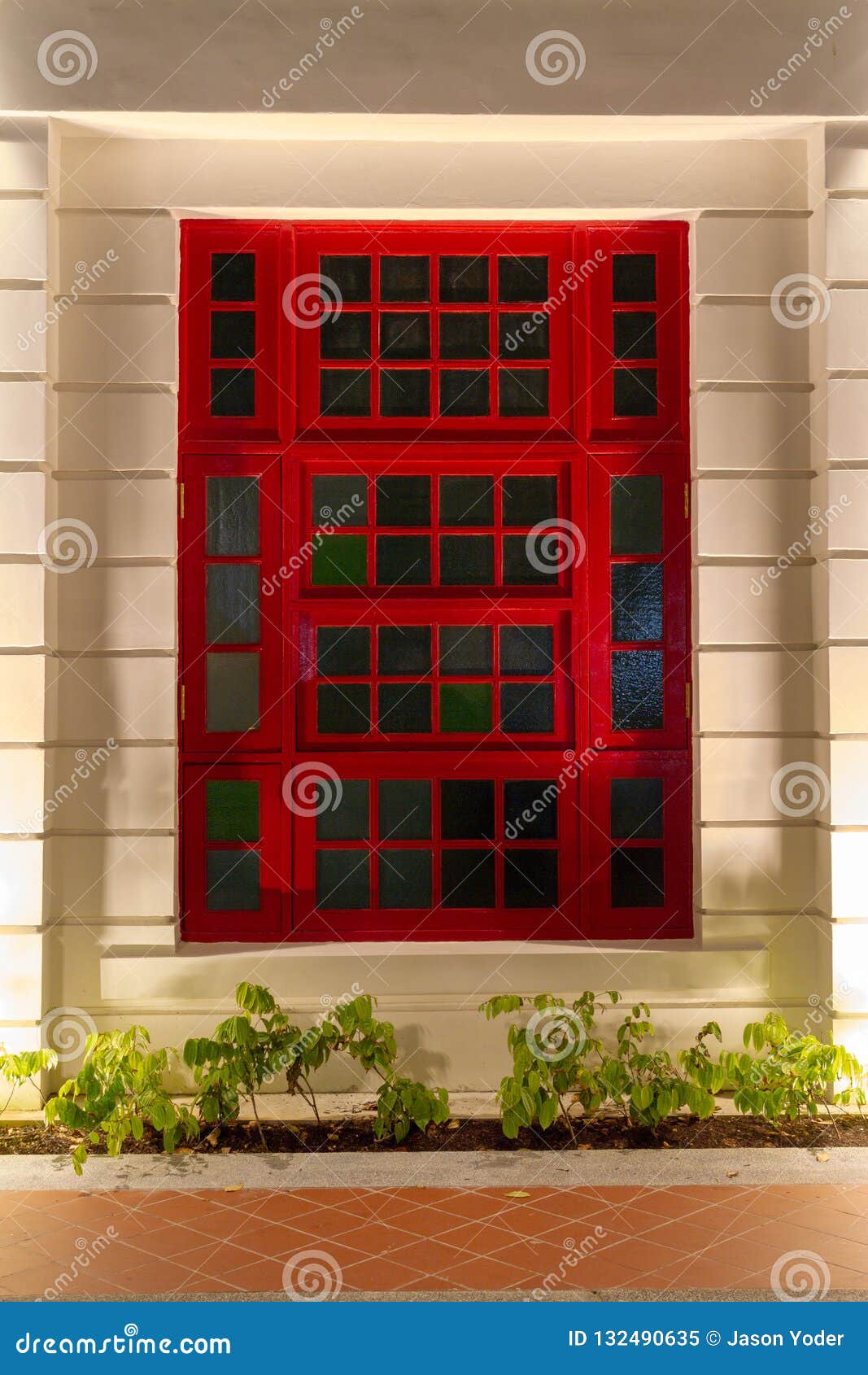 Red window Frame stock image. Image of frame, window - 132490635