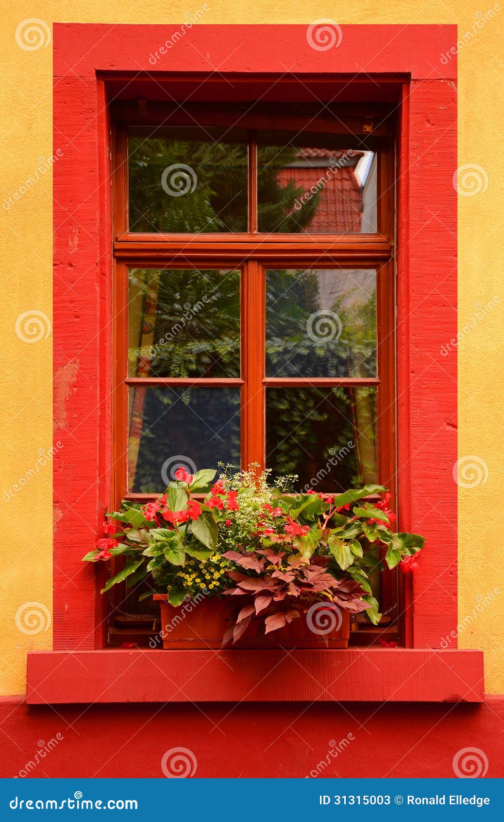 The Red Window stock image. Image of object, abstract - 31315003